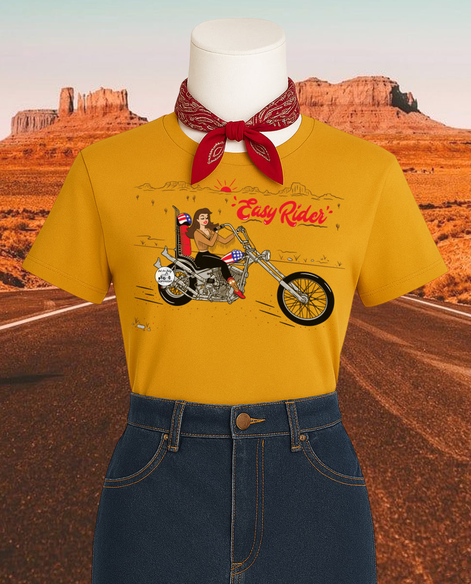Easy Rider T Shirt Vintage Pinup Car Retro Chevy Online | Bel Air Baby ...